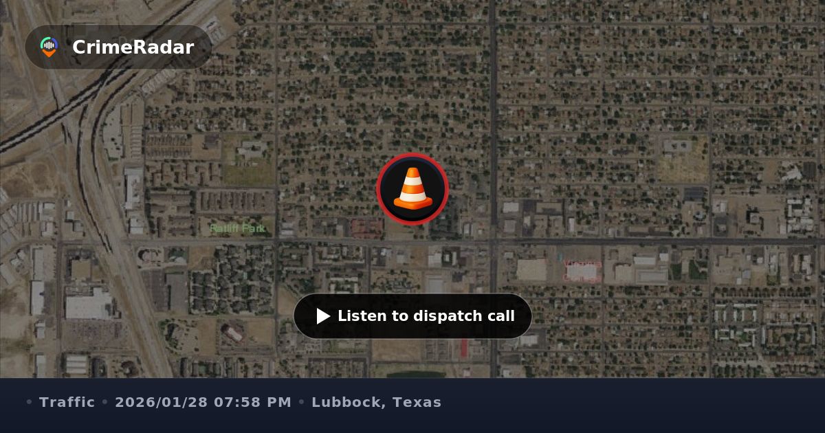 Vehicle crashes into building near 50th St, Lubbock TX | CrimeRadar