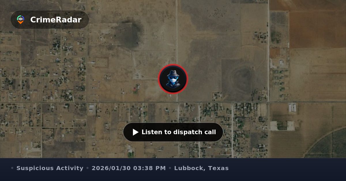Deputies check possible trespass near County Road 1260, Lubbock TX ...