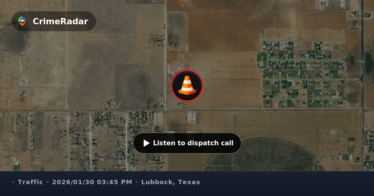 Deputies check vehicle near County Road 1260, Lubbock TX | CrimeRadar