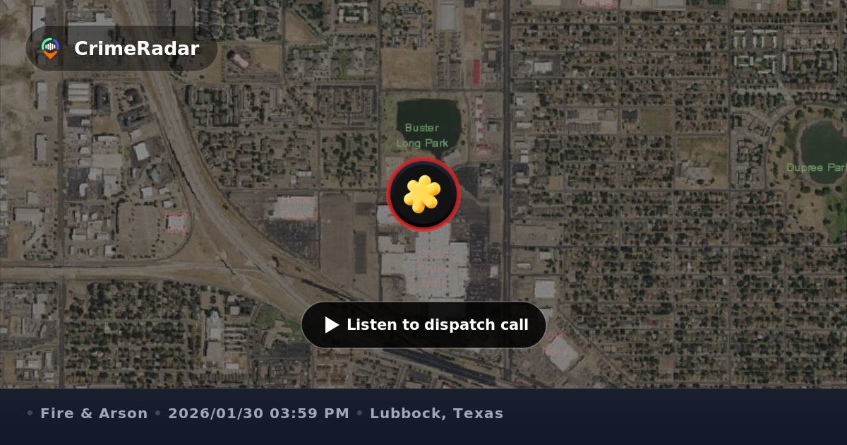 Fire crews respond near Slide Rd, Lubbock TX | CrimeRadar