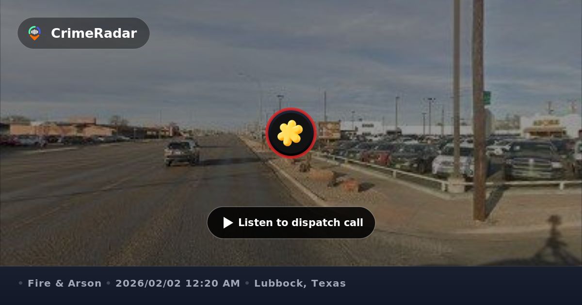 Fire crews respond to house fire near 48th St, Lubbock TX | CrimeRadar