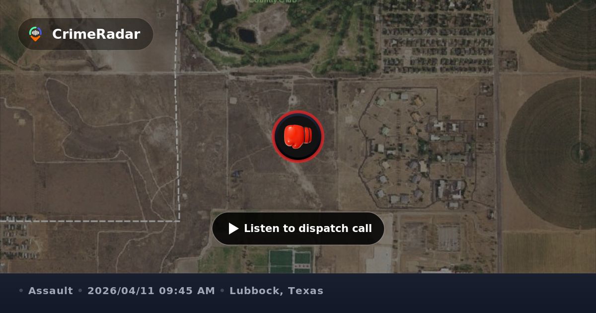 Large fight among juveniles near softball field, Lubbock TX | CrimeRadar
