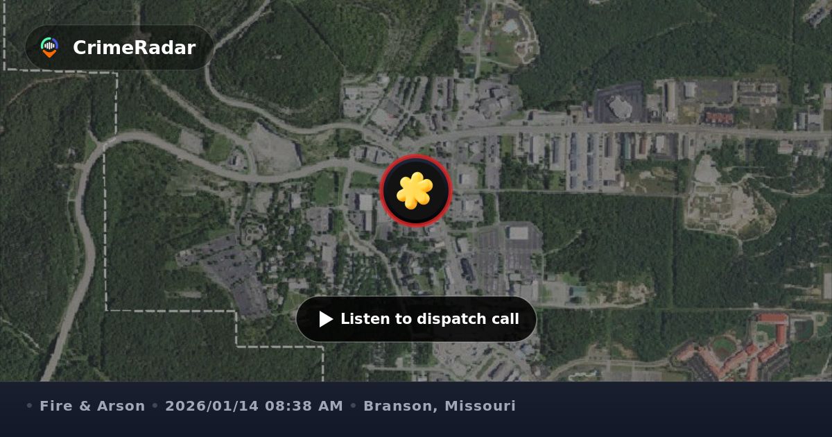 Fire crews investigate cabin at Green Mountain, Branson MO | CrimeRadar