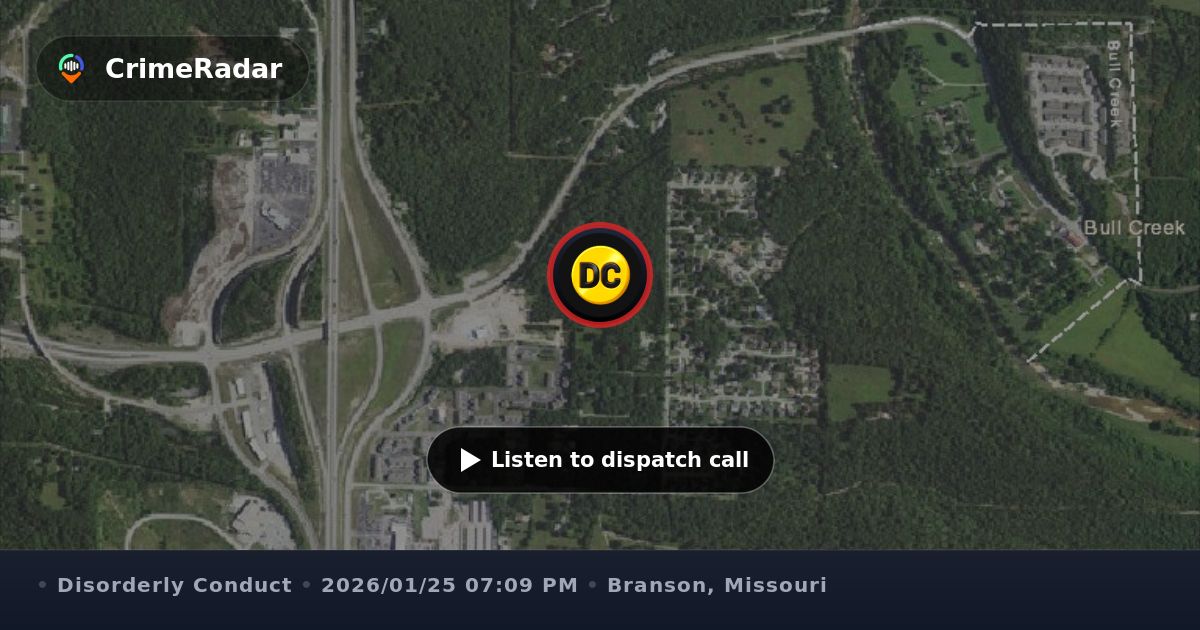 Officers address disturbance at gas station and apartment, Branson MO ...