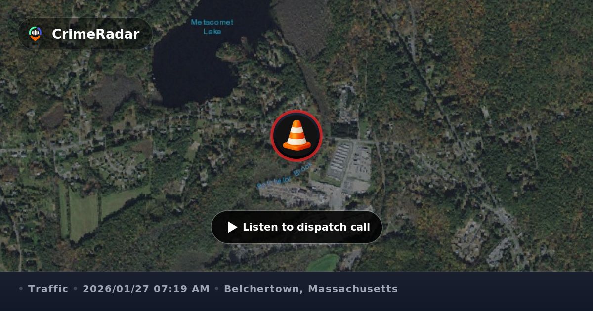 Vehicle leaves road near Bay Rd and Harris Way, Belchertown MA | CrimeRadar