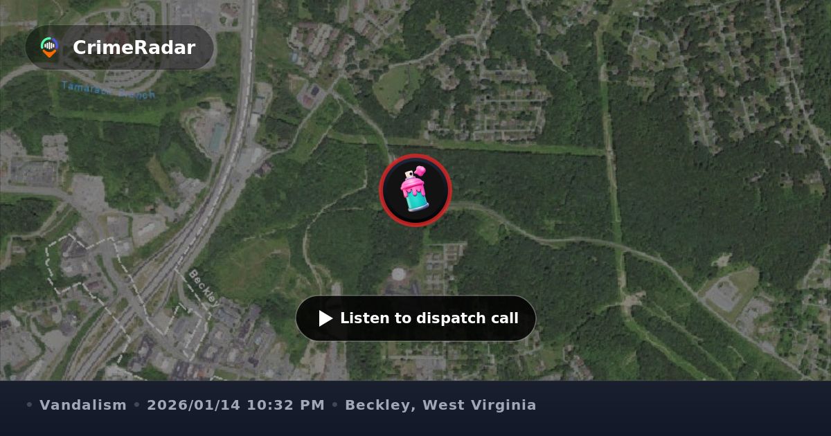 Possible property damage on Homewood Dr, Beckley WV | CrimeRadar