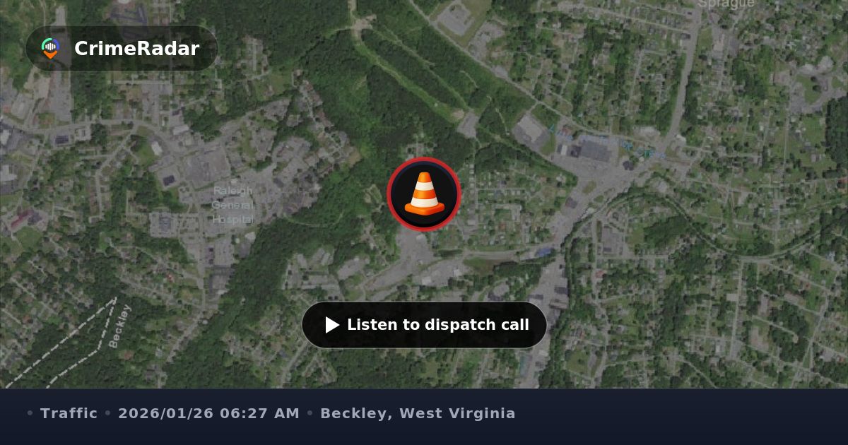 Vehicle stuck on ice near Paint St, Beckley WV | CrimeRadar