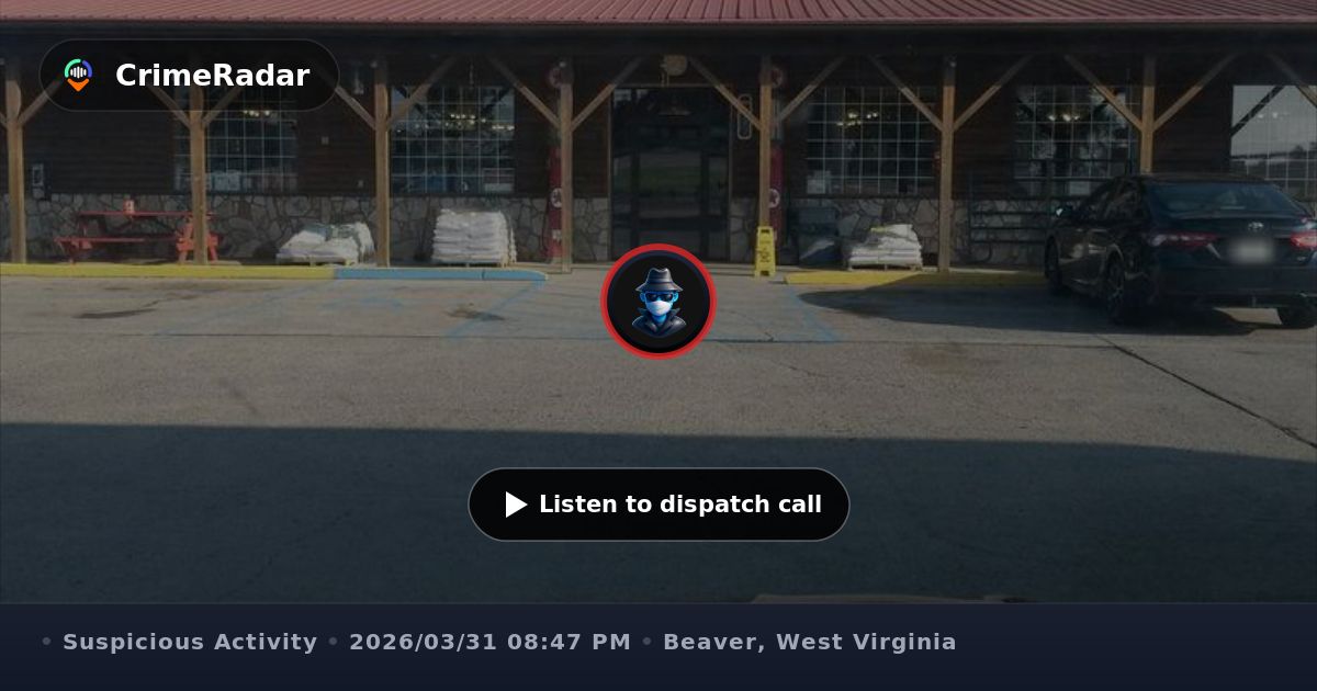 Suspicious vehicle near Little General in Beaver, Beaver WV | CrimeRadar