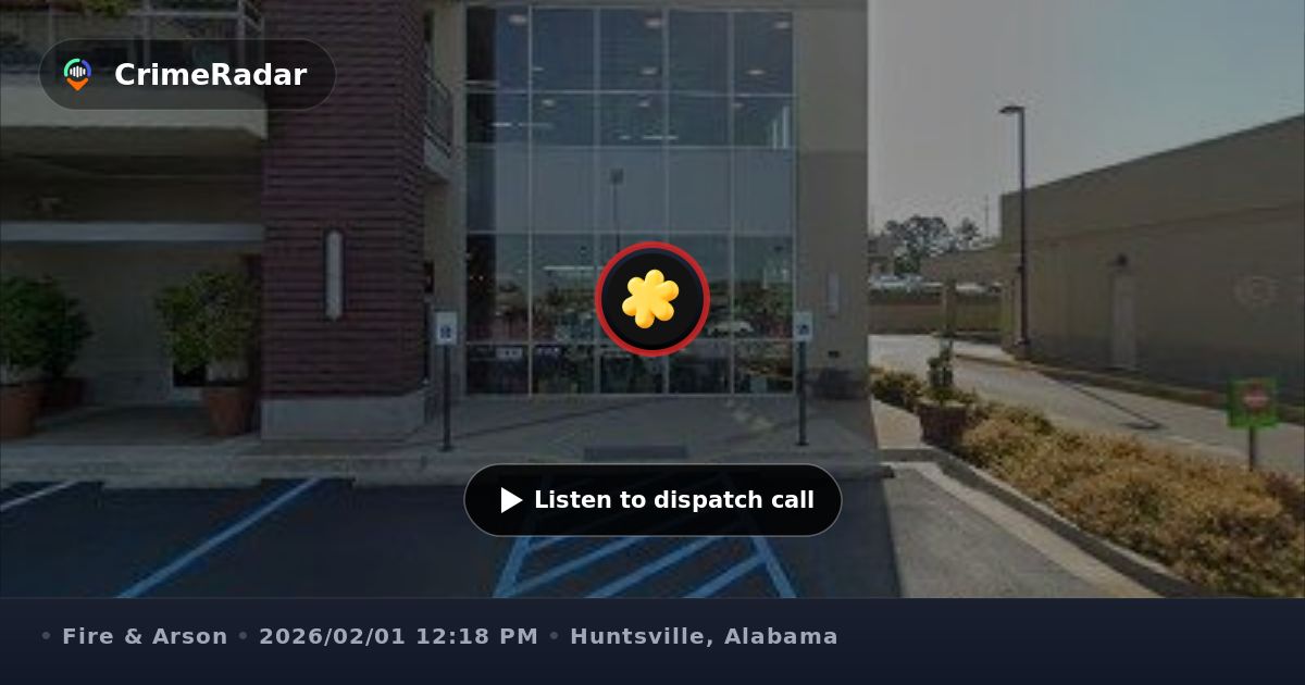 Possible gas leak reported at commercial area, Huntsville AL | CrimeRadar