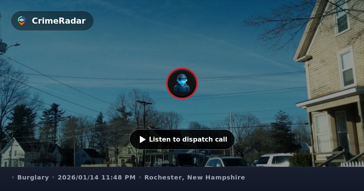 Officers check trespassing complaint on Knight St, Rochester NH ...