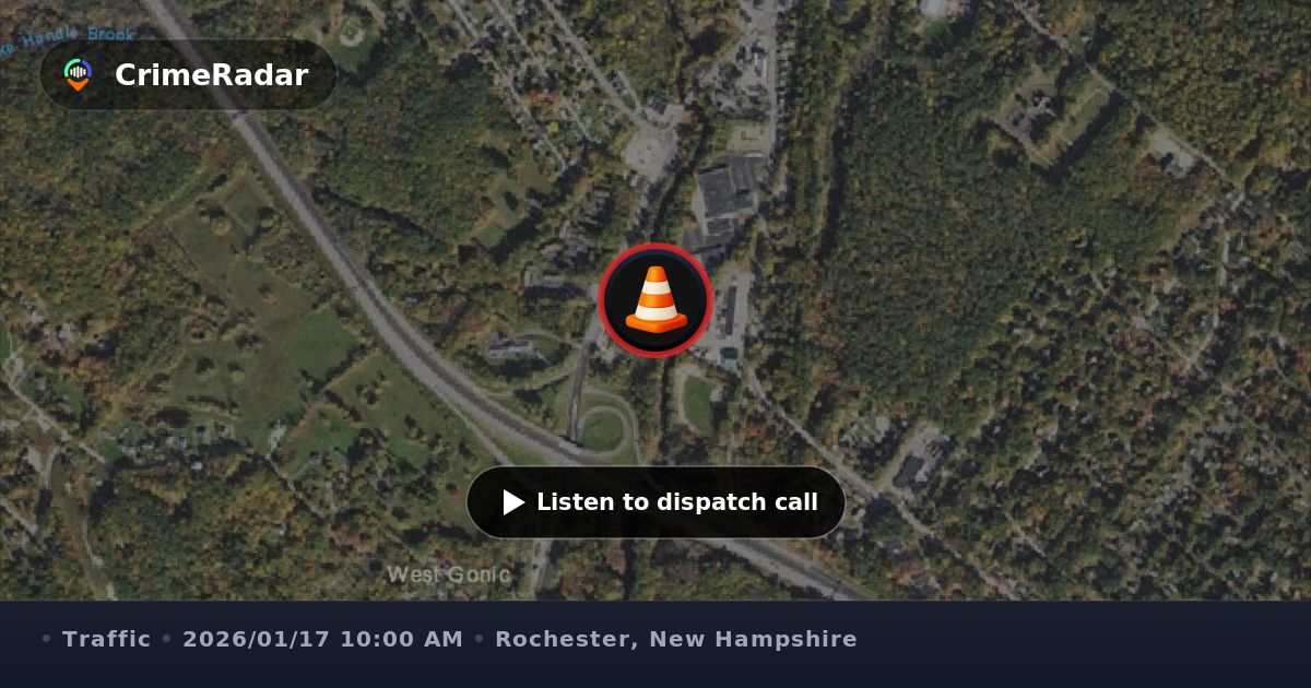 Two-vehicle crash near Gonic Rd injures one, Rochester NH | CrimeRadar