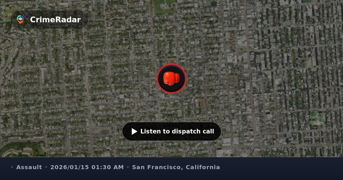 Medic assaulted by patient near Bernal Hospital, San Francisco CA ...