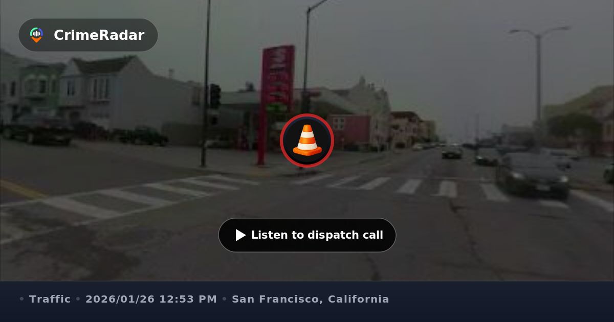 Traffic hazard involving dirt bike on Fulton St, San Francisco CA ...