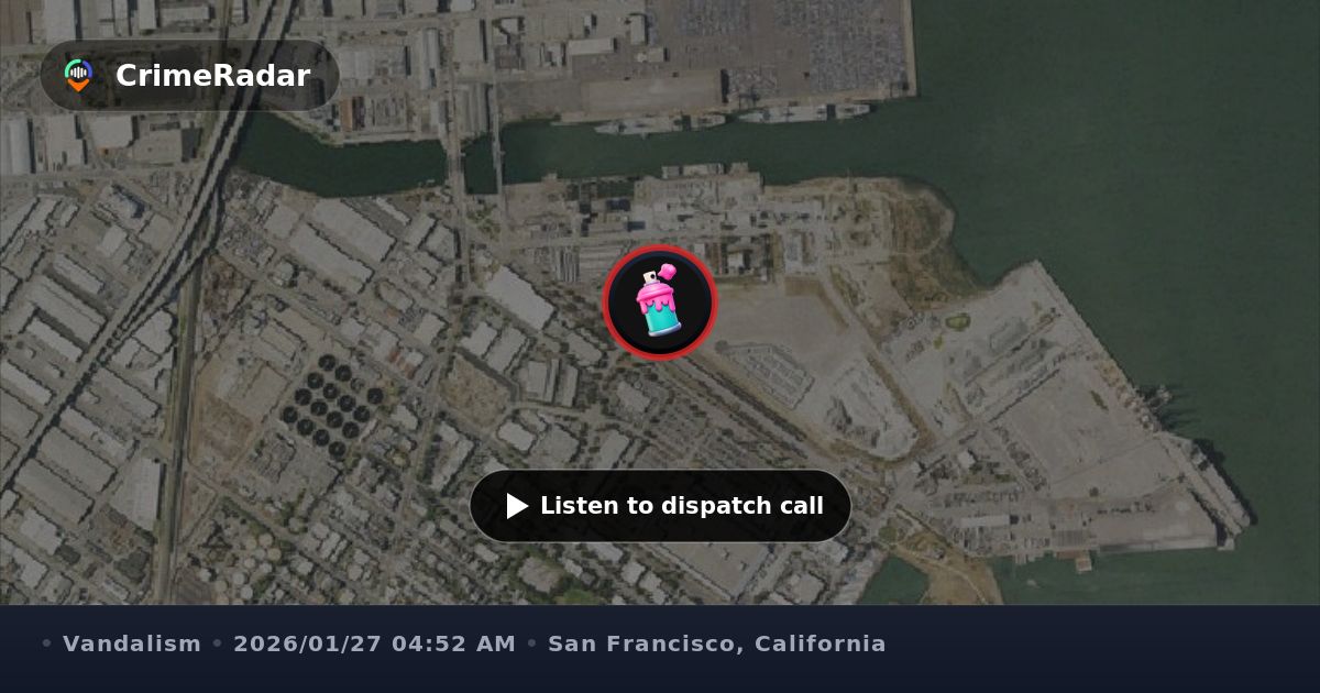 Group damages vehicles near Innes Avenue, San Francisco CA | CrimeRadar