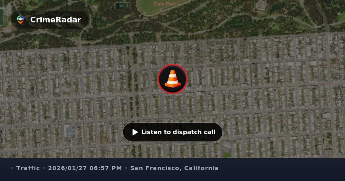 Two-car crash injures pedestrian near Sunset Blvd, San Francisco CA ...