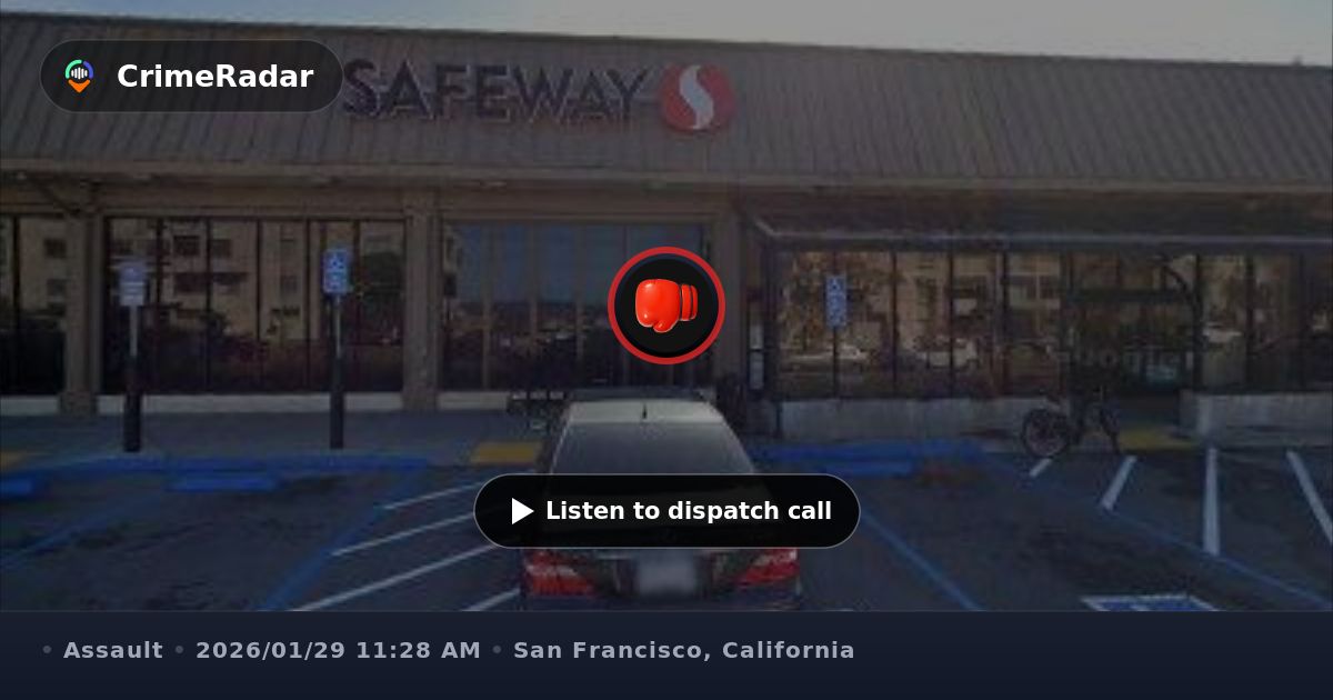 Pepper spray dispute reported near La Playa, San Francisco CA | CrimeRadar