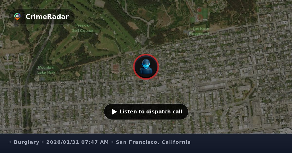 Burglary suspects refuse to leave dispensary, San Francisco CA | CrimeRadar