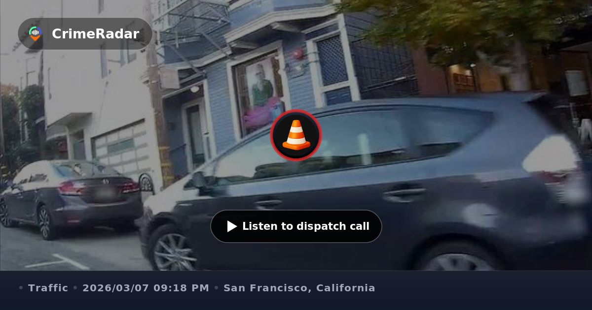 Vehicle driving in wrong lane near Castro and 24th, San Francisco CA ...