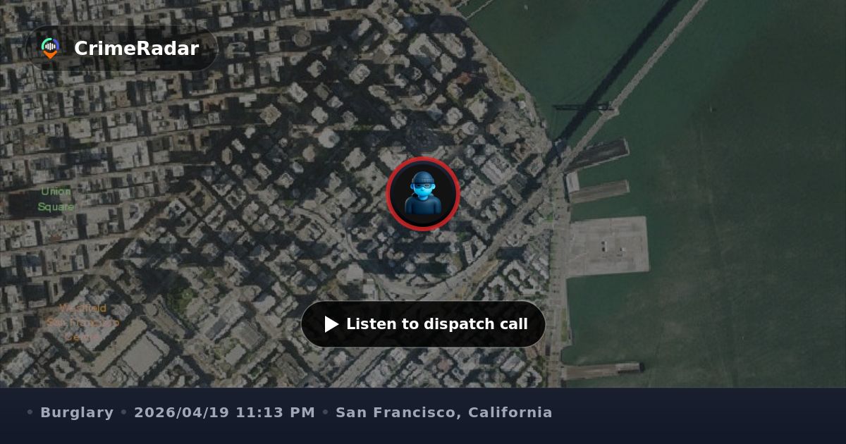 Security check after possible break-in on Harrison, San Francisco CA ...