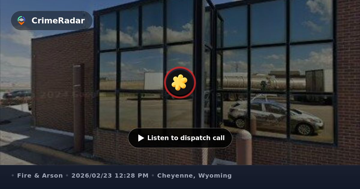 Report of truck fire at Cheyenne Port of Entry, Cheyenne WY | CrimeRadar