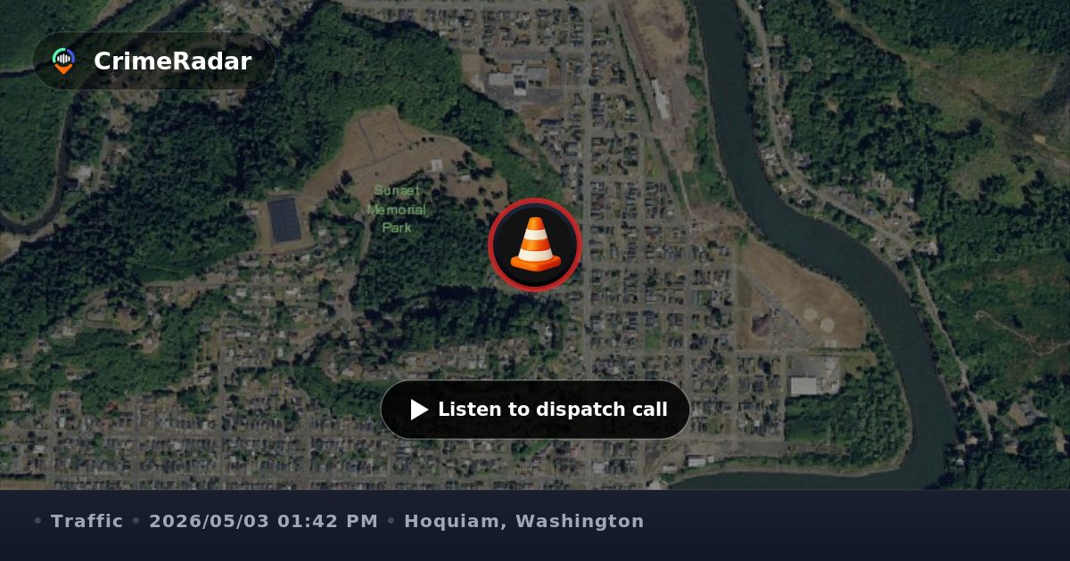 Traffic crash with injuries at 14th and Harvard, Hoquiam WA | CrimeRadar