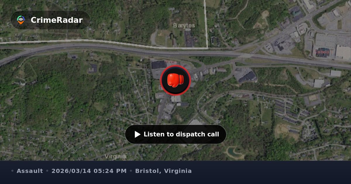 Attempted assault on 14-year-old boy reported, Bristol VA | CrimeRadar