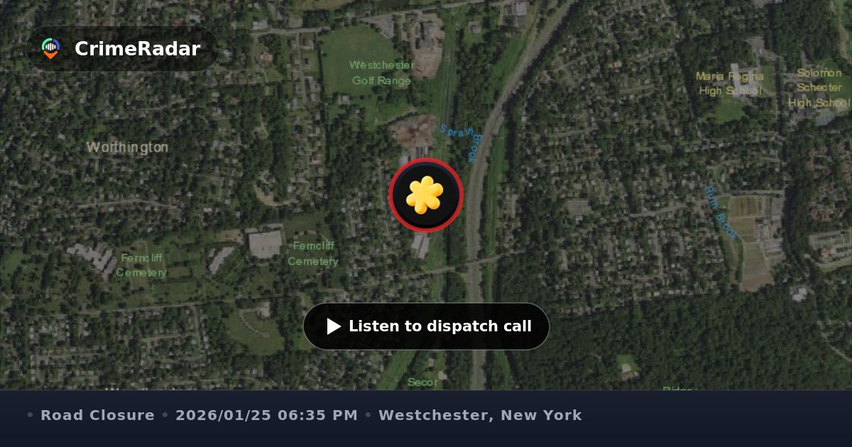 Bridge repair closes lanes on Moore St, Westchester County NY | CrimeRadar