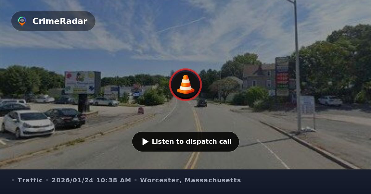 Possible disabled vehicle near Kelly Square ramp, Worcester MA | CrimeRadar