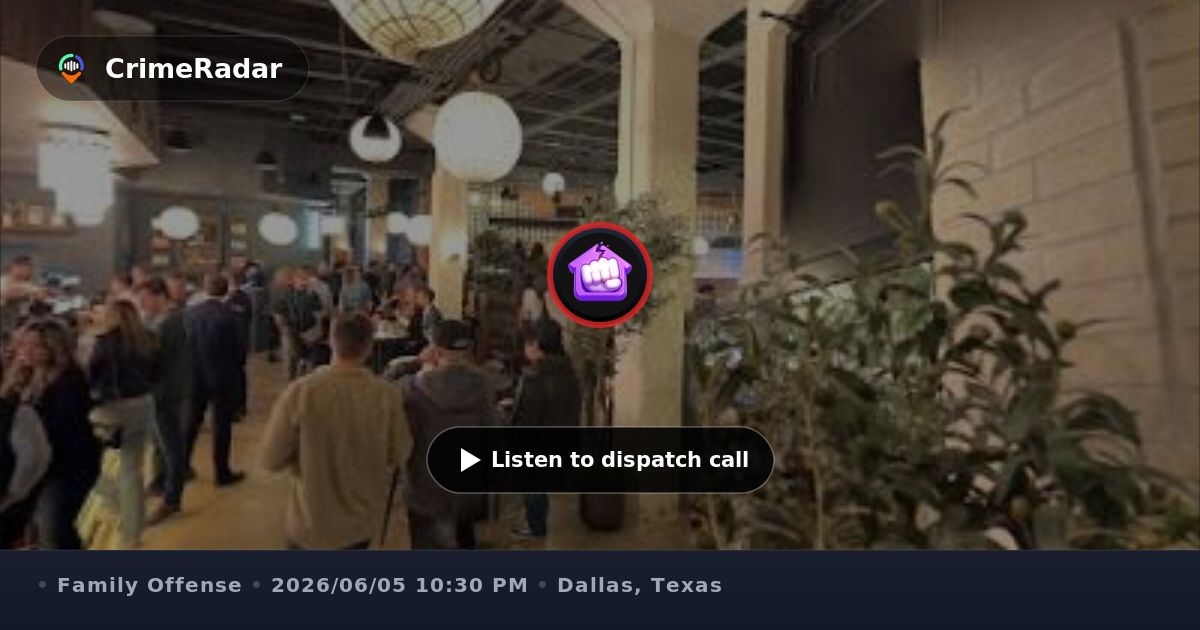Disturbance reported near Elm Street in Dallas, Dallas TX | CrimeRadar