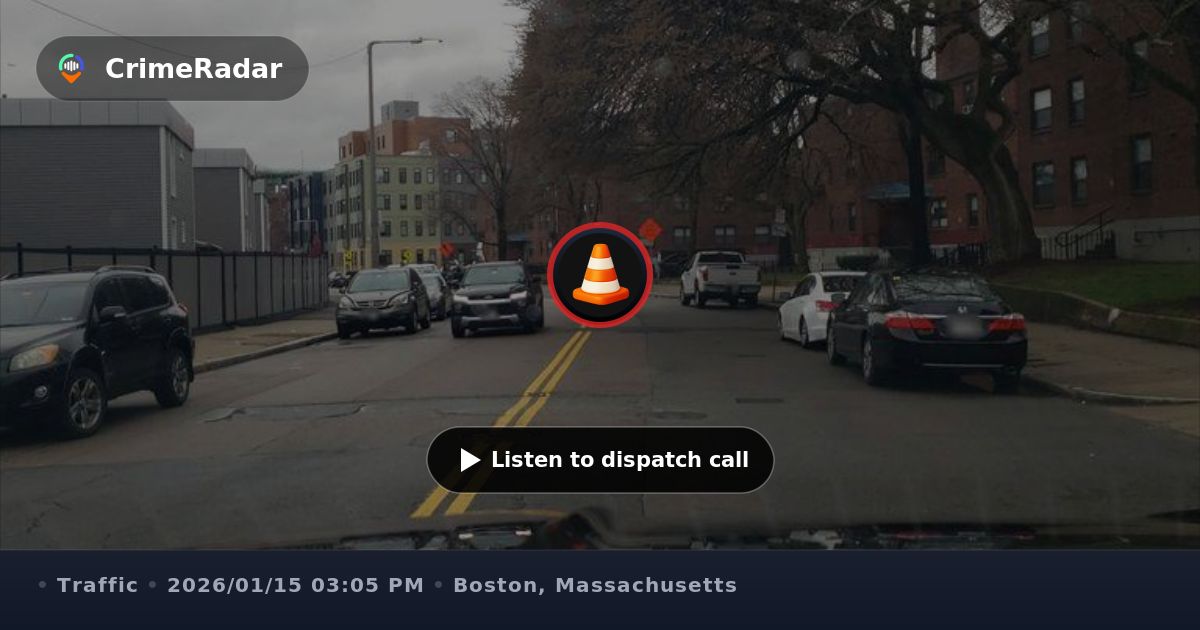 Possible traffic accident near Medford St, Boston MA | CrimeRadar