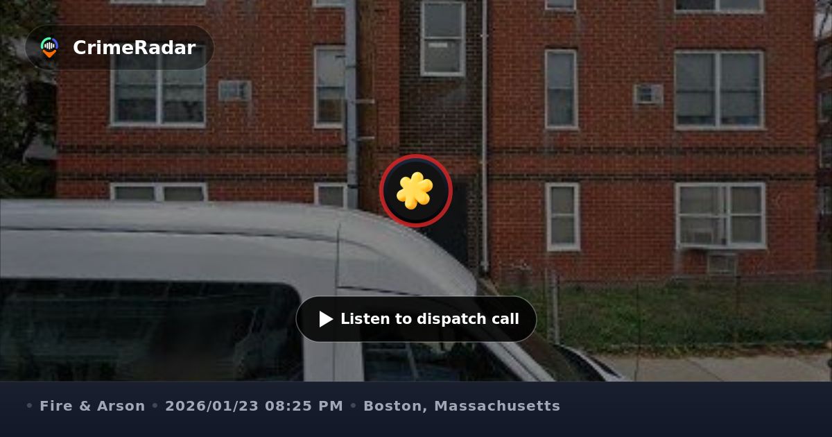 Fire crews respond to possible smoke odor near Bellflower St, Boston MA ...