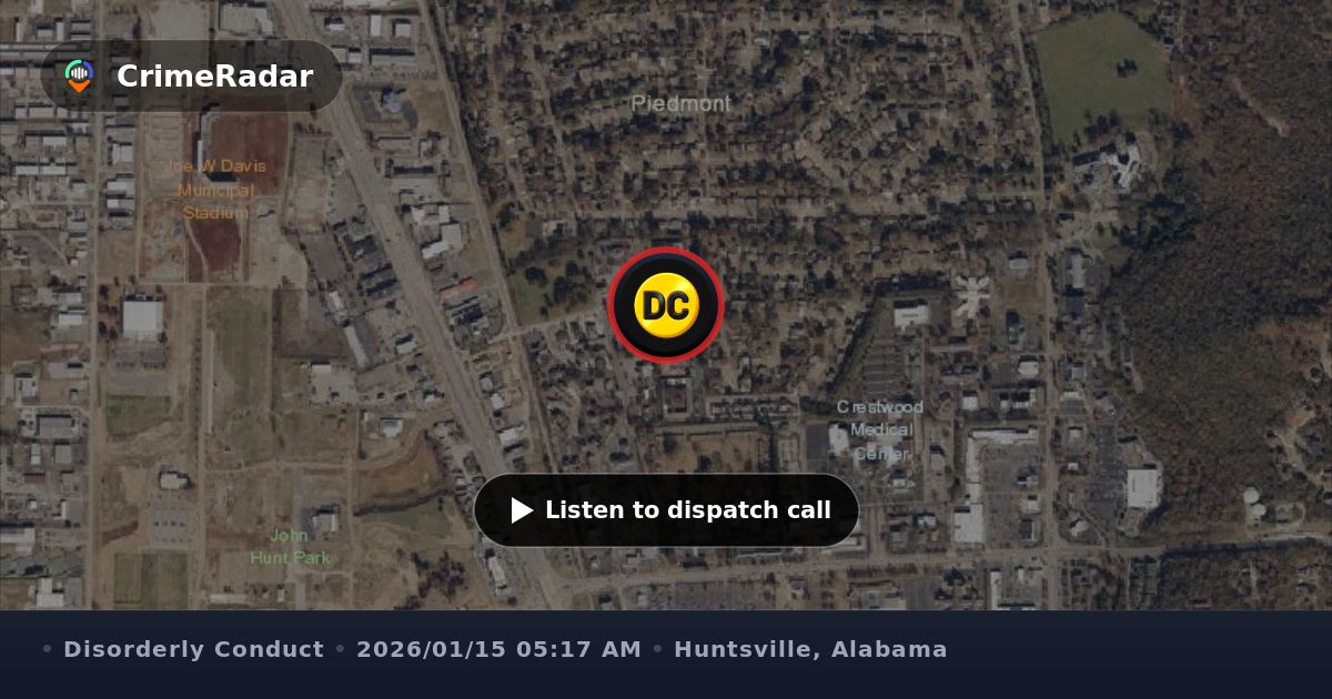 Deputies check on person near picnic table on Airport Rd, Huntsville AL ...