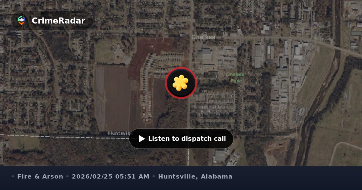 Smoke alarm activation at animal services building, Huntsville AL ...