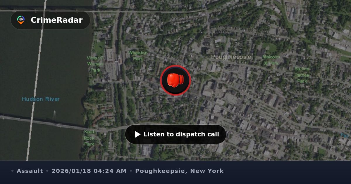 Possible fight during neighbor dispute near Montgomery St, Poughkeepsie ...