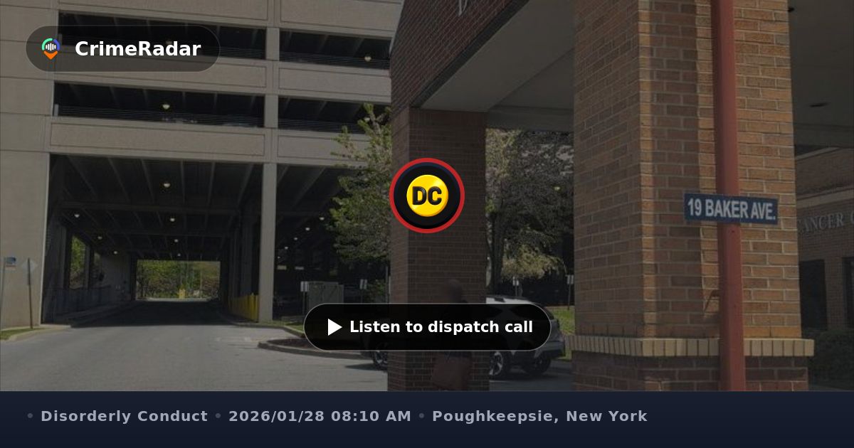 Apparent disturbance at Mid-Hudson Regional Hospital, Poughkeepsie NY ...