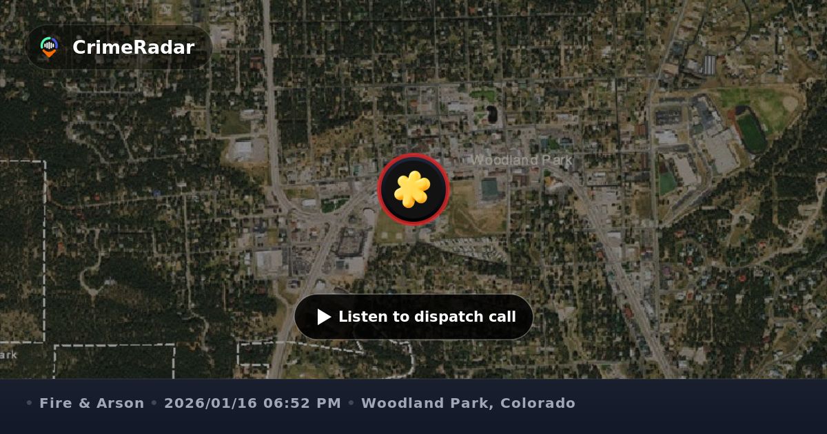 RV fire fully engulfs near Dollar Tree on Highway 24, Woodland Park CO ...