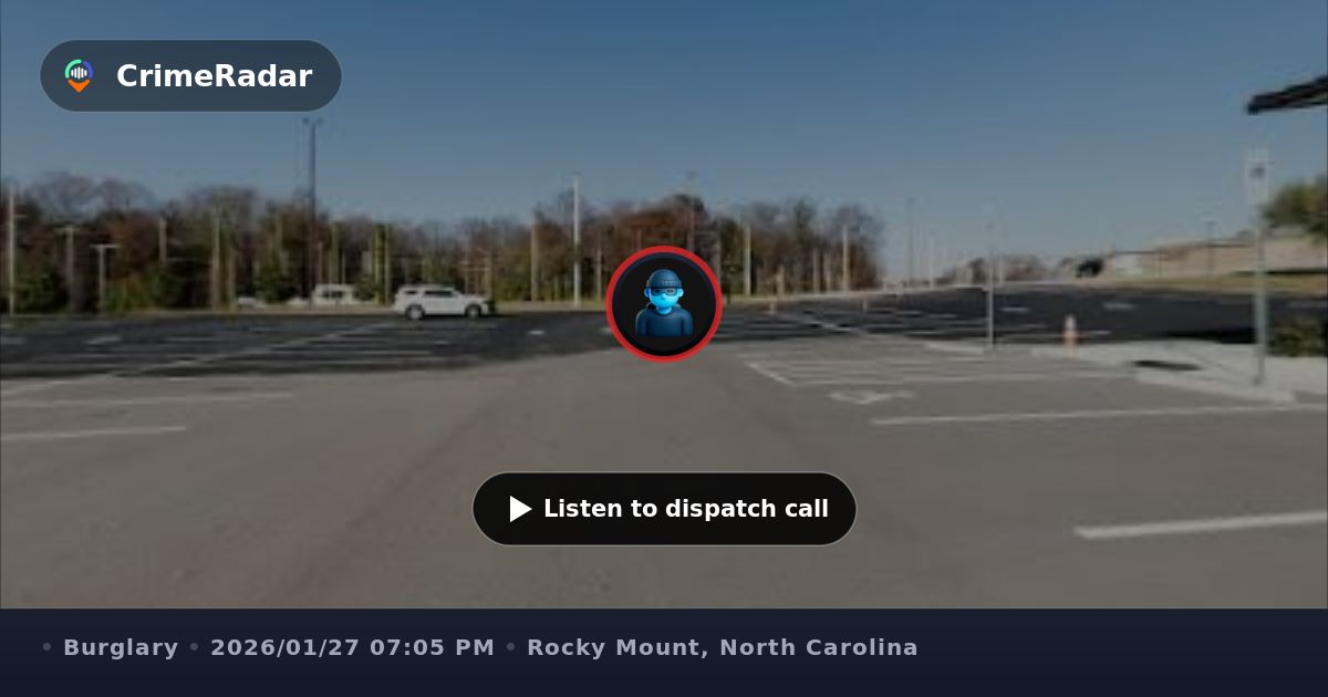 Apparent alarm activation at college building, Rocky Mount NC | CrimeRadar
