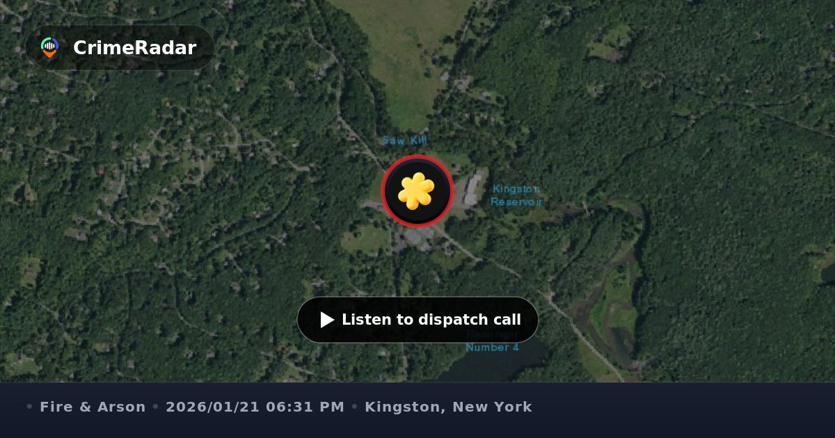 Possible fire alarm at training institute near Woodstock, Kingston NY ...