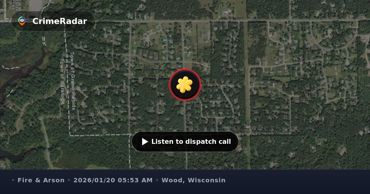 Cooking fire contained at trailer park, Wood County WI | CrimeRadar