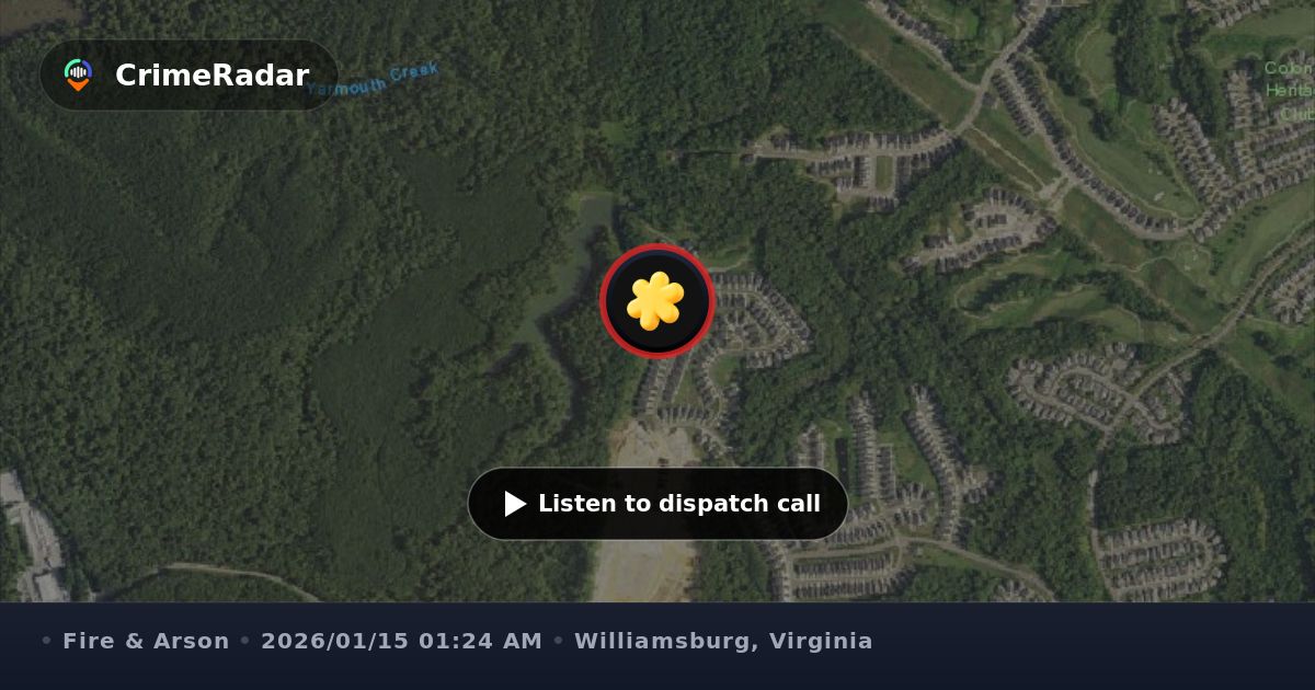 Smoke alarm prompts evacuation near Colonial Heritage, Williamsburg VA ...