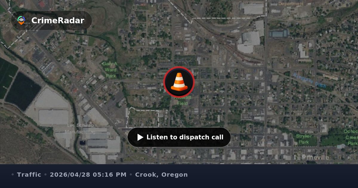 Woman injured after being run over by vehicle, Crook County OR | CrimeRadar