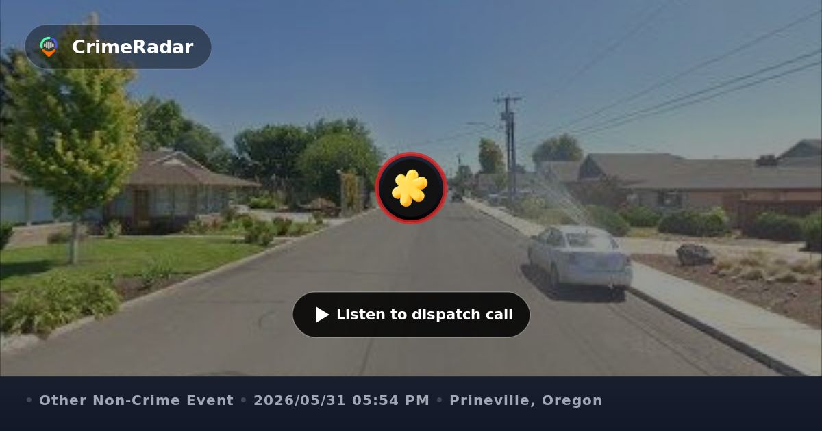 Possible water main break near 2nd Street, Prineville OR | CrimeRadar