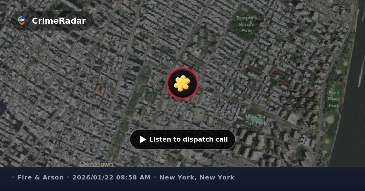 Smoke reported from stove incident near Hester St, New York NY | CrimeRadar