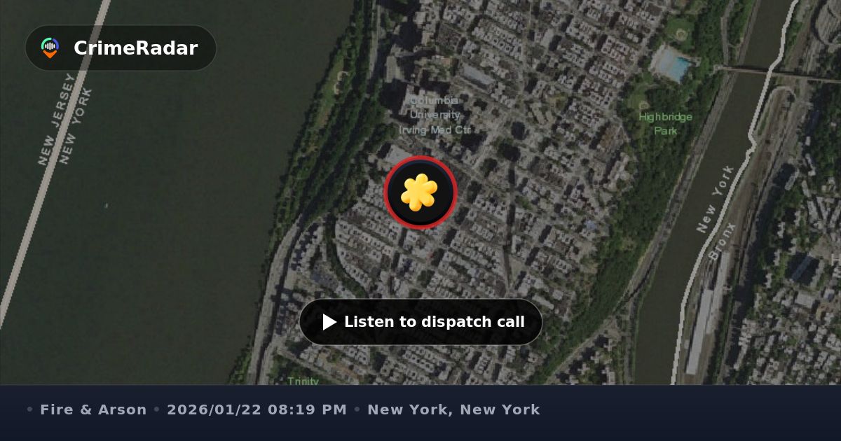 Fire reported in high-rise near Frederick Douglass Blvd, New York NY ...