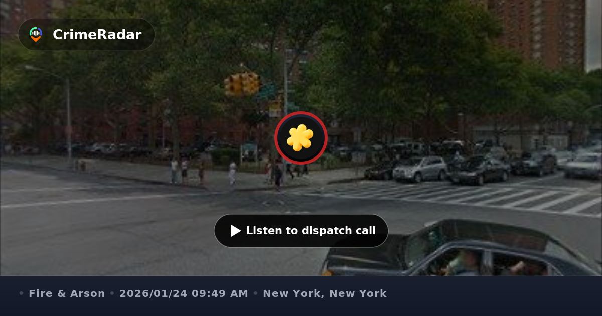 Fire alarm activation near Cathedral Parkway, New York NY | CrimeRadar