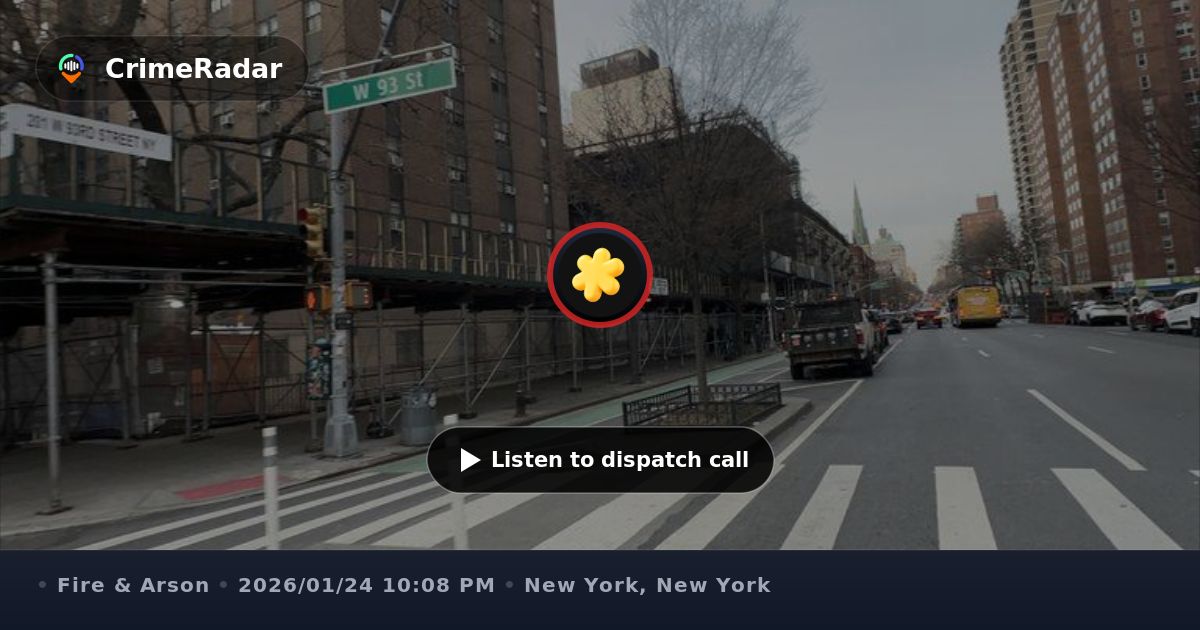 Firefighters respond to smoke near Amsterdam Avenue, New York NY ...