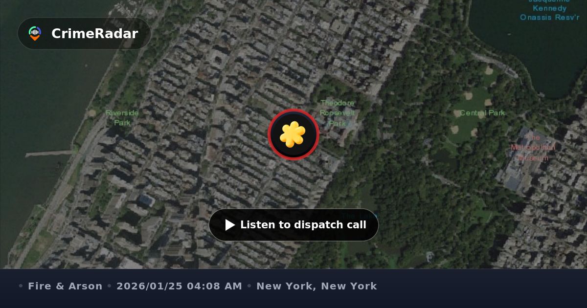 Automatic fire alarm at school near West 74th St, New York NY | CrimeRadar