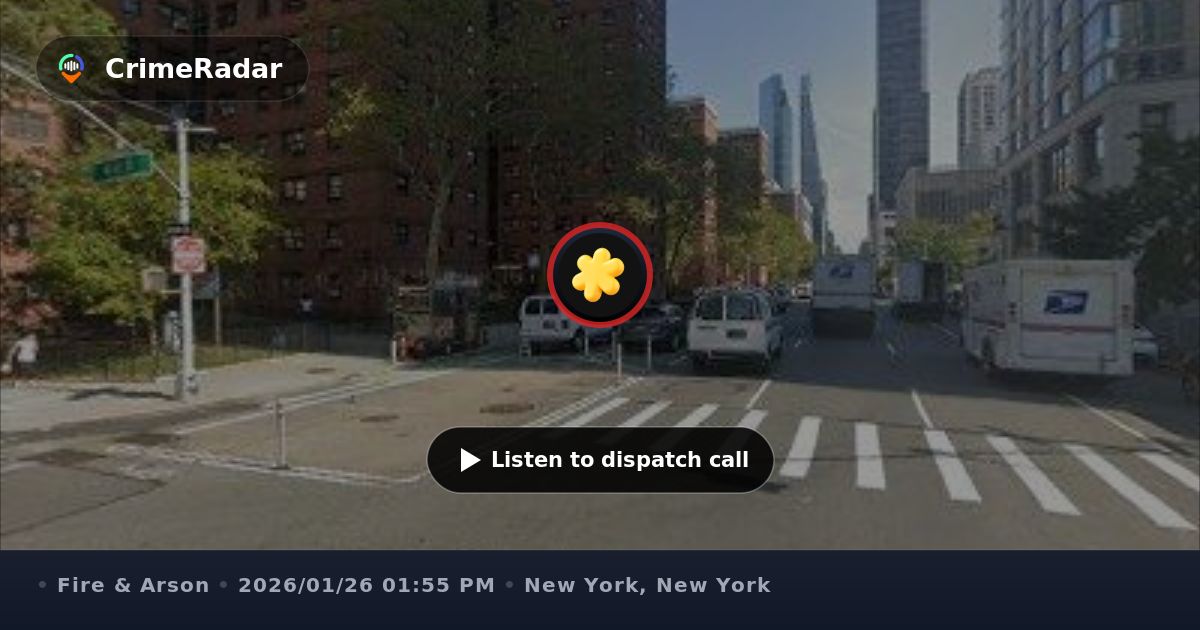 Fire units respond to gas odor near West 61st St, New York NY | CrimeRadar