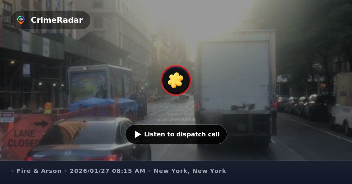 Odor of smoke investigated near Amsterdam Avenue, New York NY | CrimeRadar