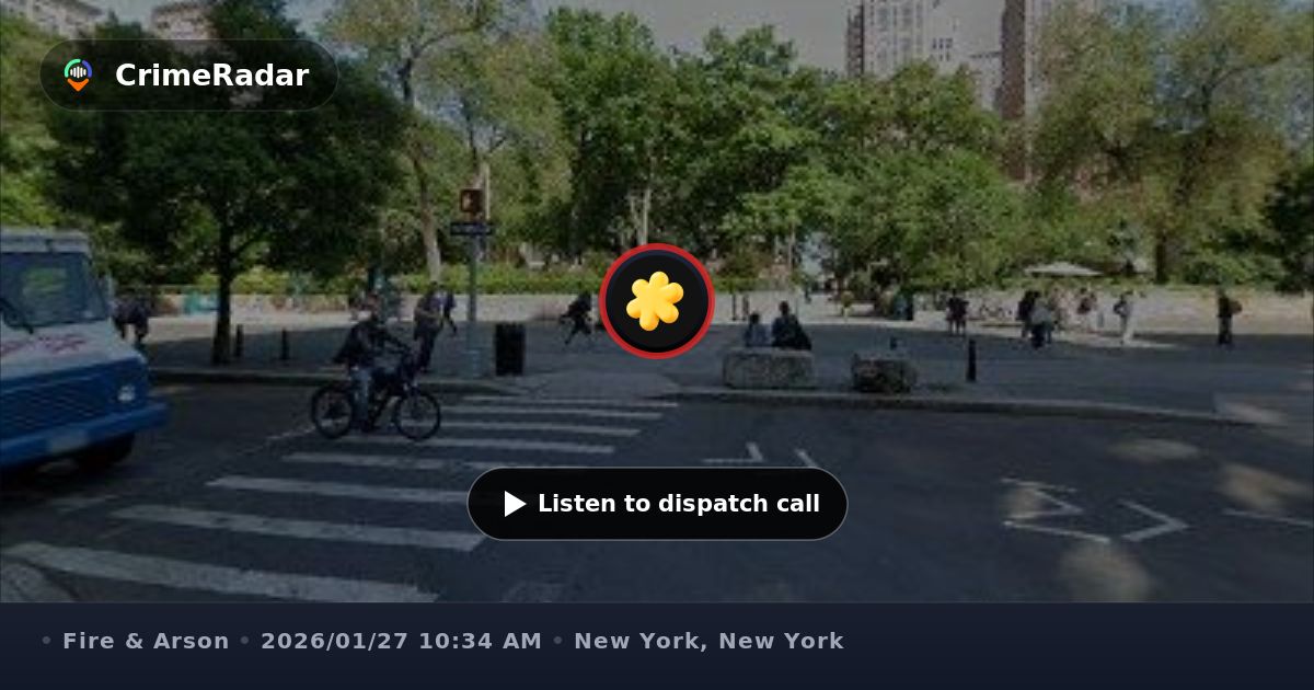Fire crews respond to alarm near Union Square, New York NY | CrimeRadar